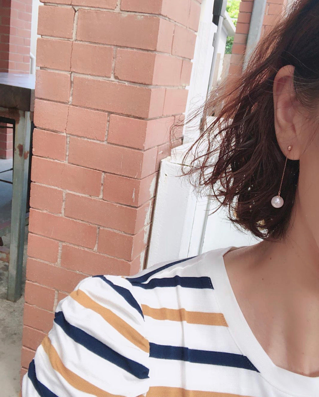 18ct Rose Gold Akoya Pearl Drop Earrings – Fine Basics